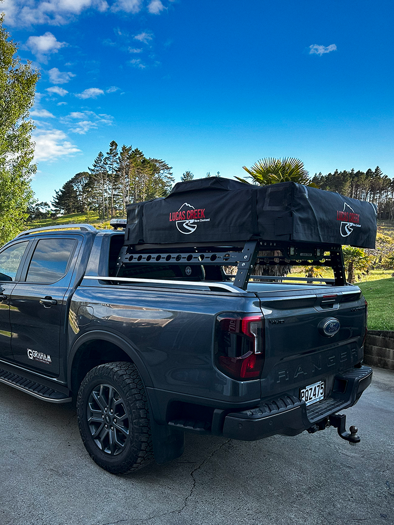 Adventurack Half Height Ute Tub Rack | Heavy-Duty Roof Tent Rack NZ ...